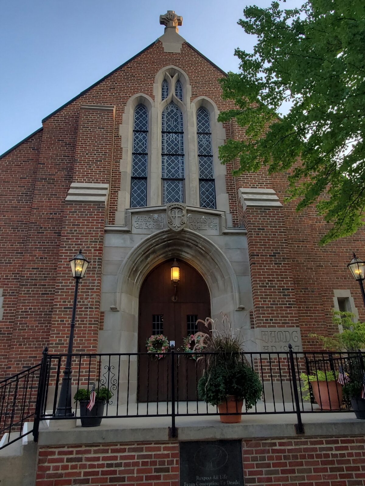 Church front – St. Mary's Catholic Church